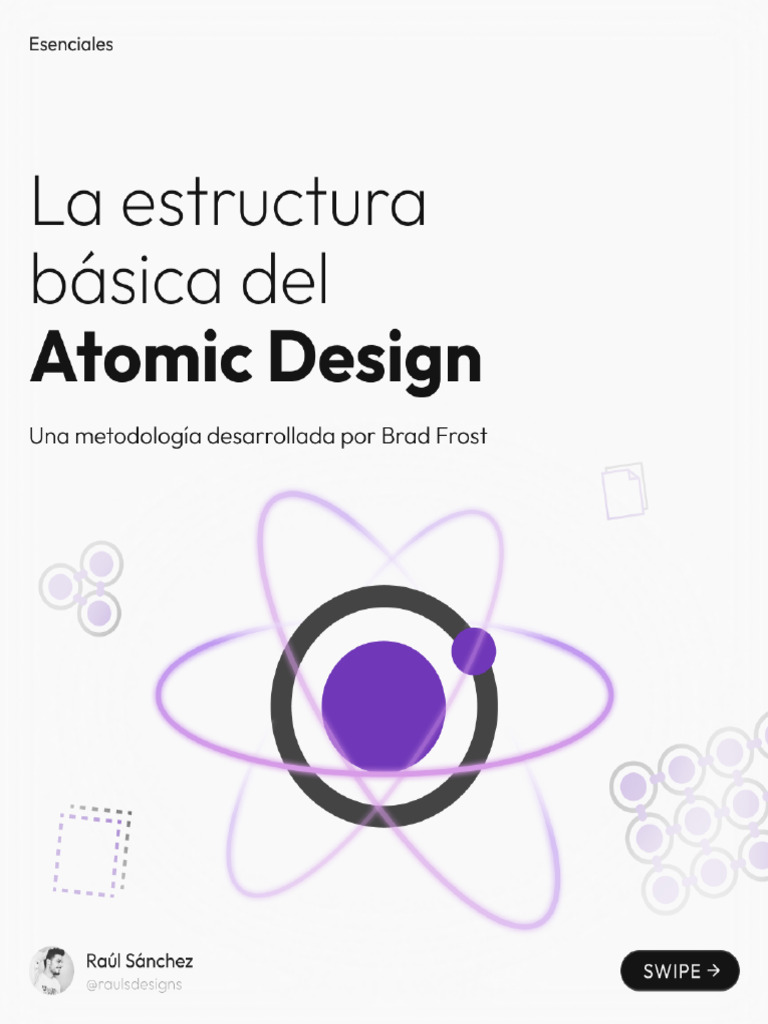 La Estructura Básica Del Atomic Design | PDF