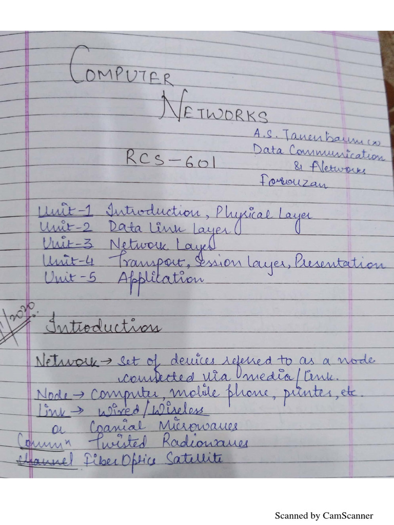 Unit-1 Introduction Computer Network | PDF