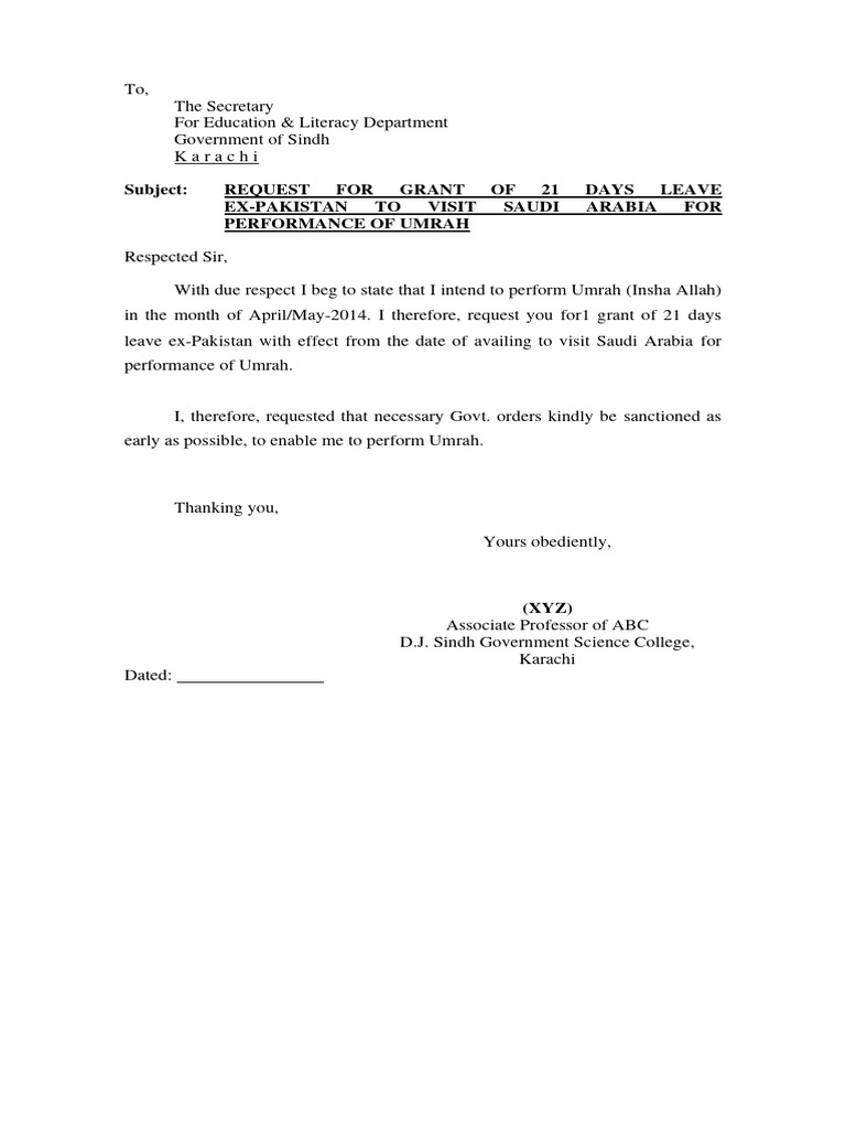 EX-PAKISTAN LEAVE PROFORMA New | PDF | Justice | Crime & Violence