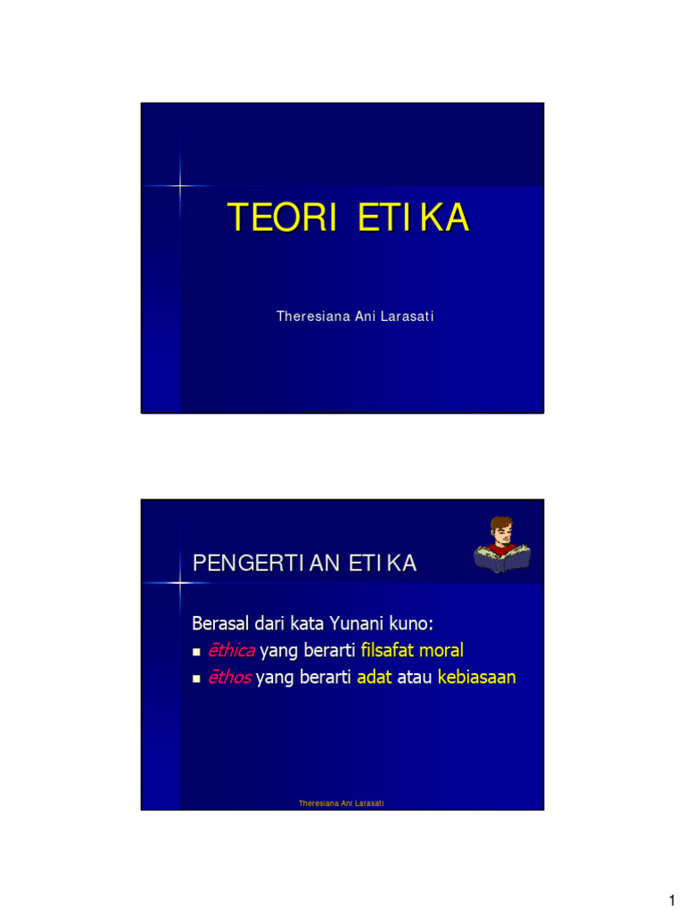 Materi - 3 - Teori Etika | PDF