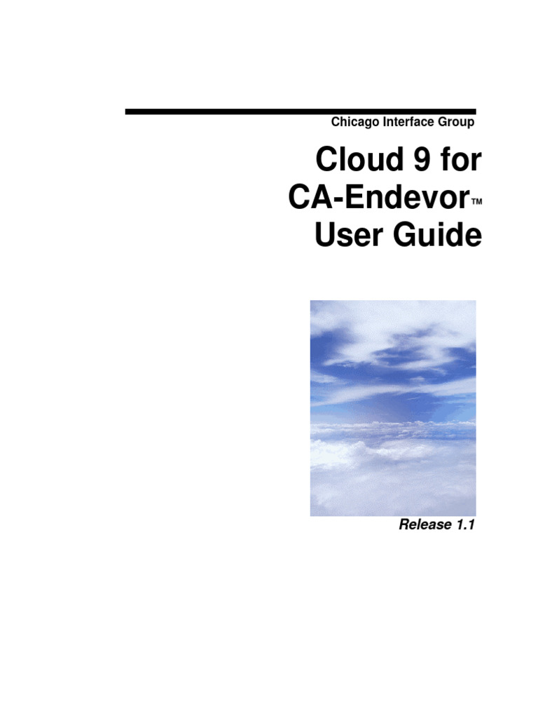 Cloud 9 For CA-Endevor User Guide | PDF | World Wide Web | Internet & Web