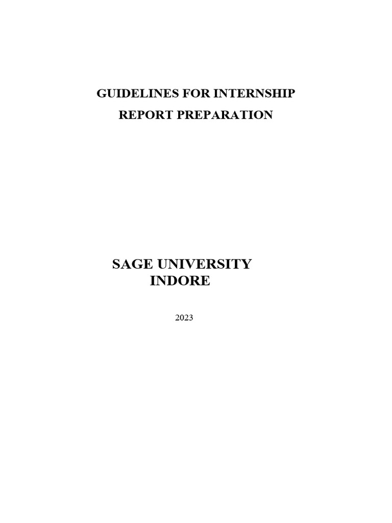 Internship REPORT FORMAT | PDF | Paragraph | Paper