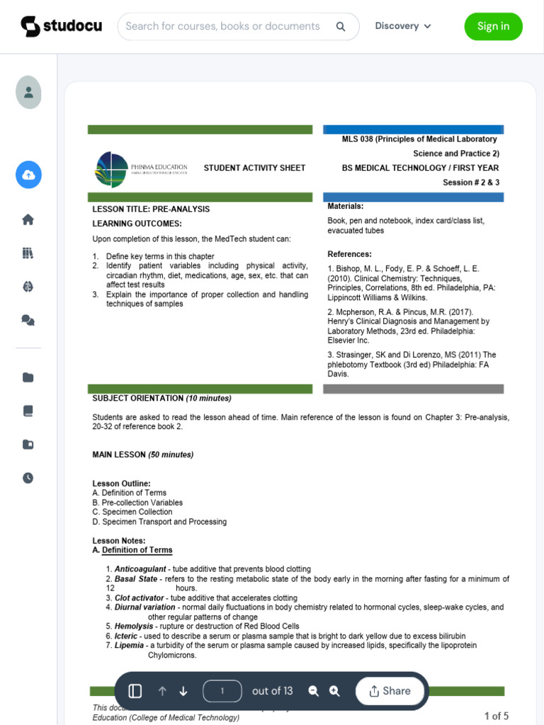 PMLS 2 SAS Module 2 3 - This Document and The Information Thereon Is The Property of PHINMA ...