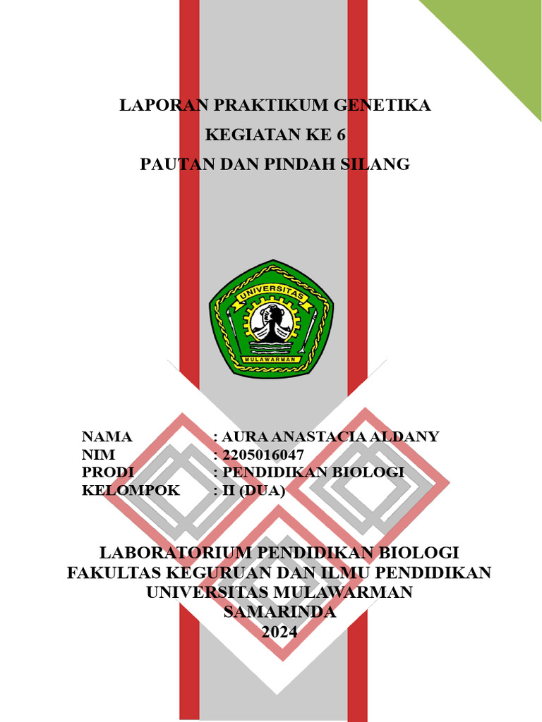 Pindah Silang dan Pautan Gen dalam Meiosis | PDF
