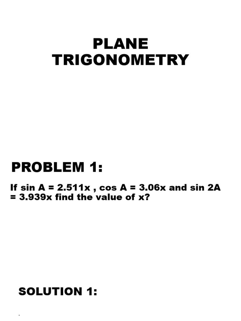 Presentation Epce | PDF | Triangle | Logarithm