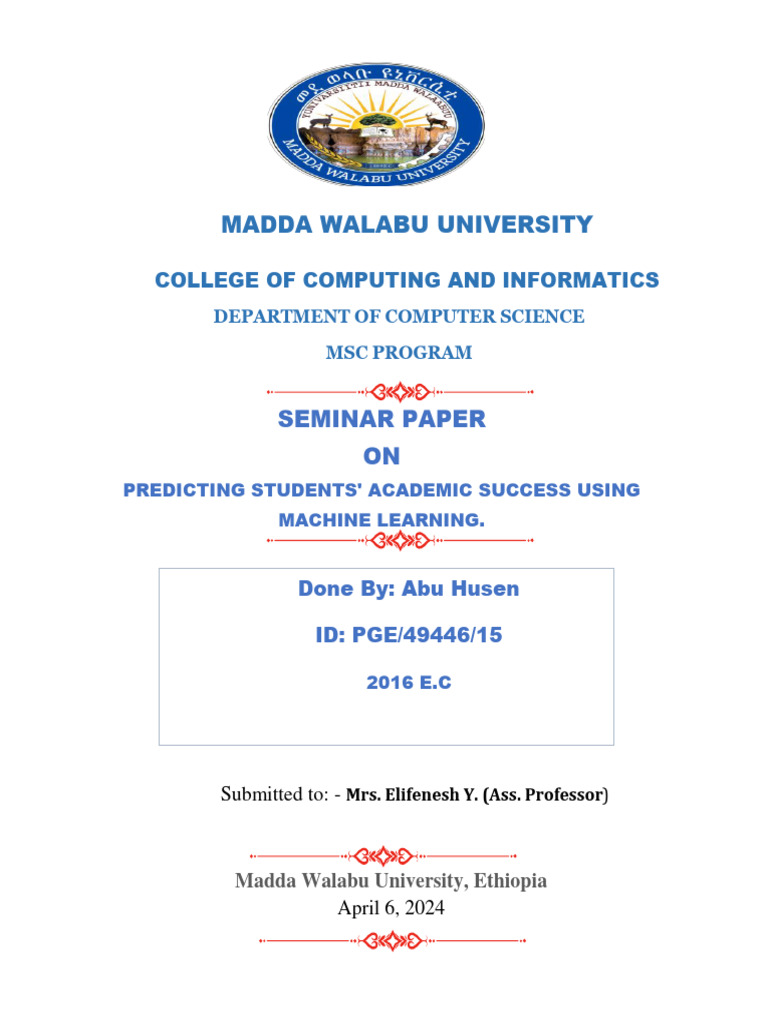 Seminal Review Paper | PDF | Machine Learning | Data Analysis