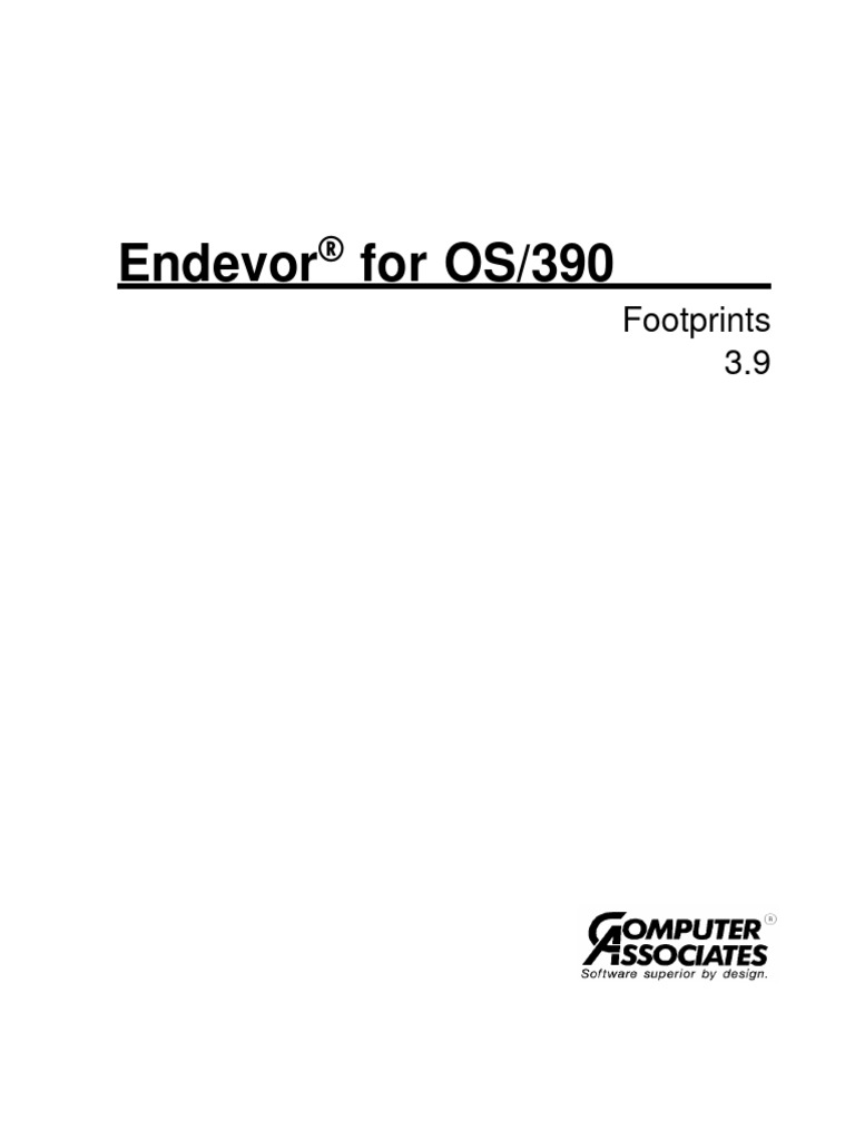 Endevor For OS390-Footprints-en390ftp | PDF | Library (Computing ...