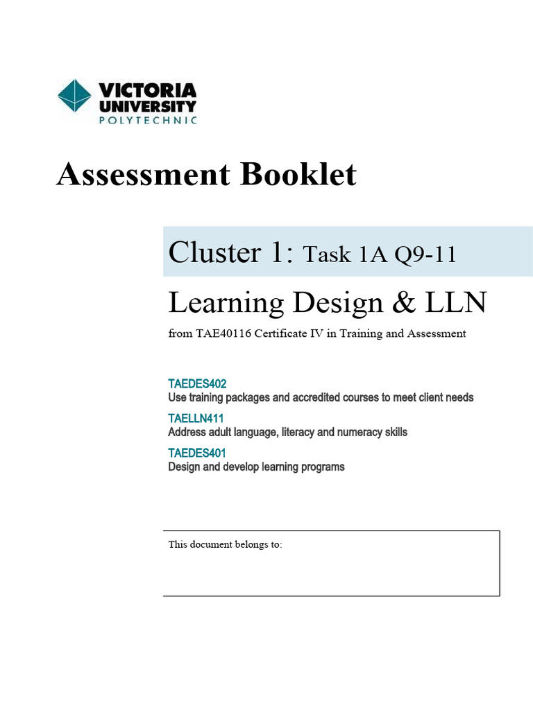 CLUSTER 1_TASK 1_ Q9-11_ONLY_v3_Jan2020-3 | PDF | Food Safety ...