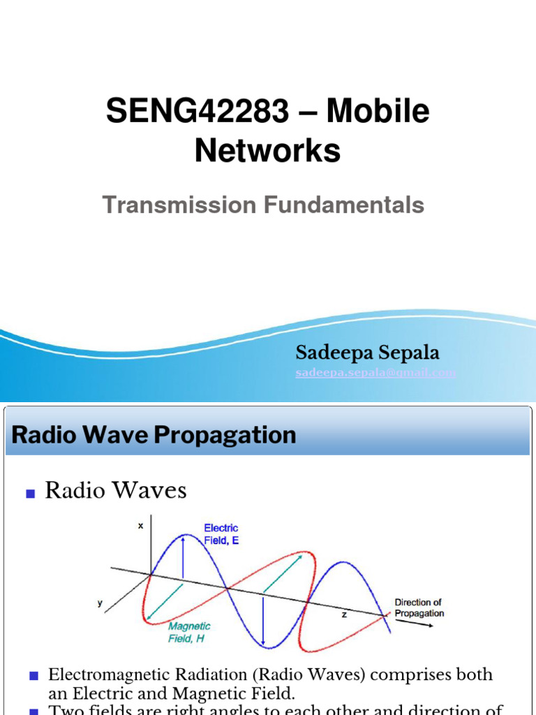 6_Mobile_networks | PDF | Radio Propagation | Radio Wave