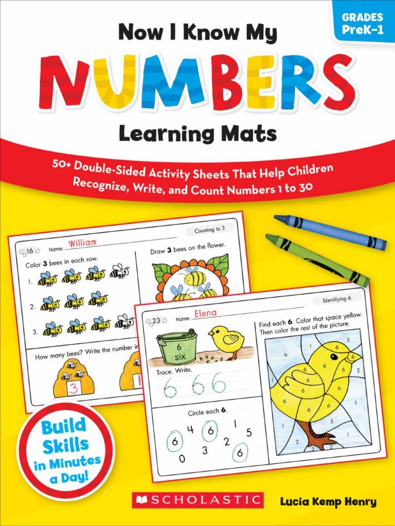 Number Recognition Activity Mats | PDF | Phonics | Human Communication