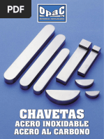 Dimensiones Chaveteros y Chavetas | PDF | Ingeniería mecánica
