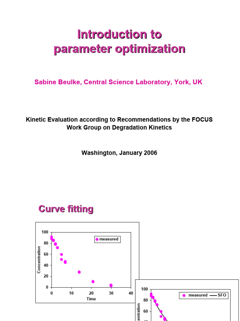 04-Parameter Optimisation | PDF | Errors And Residuals | Mathematical Optimization