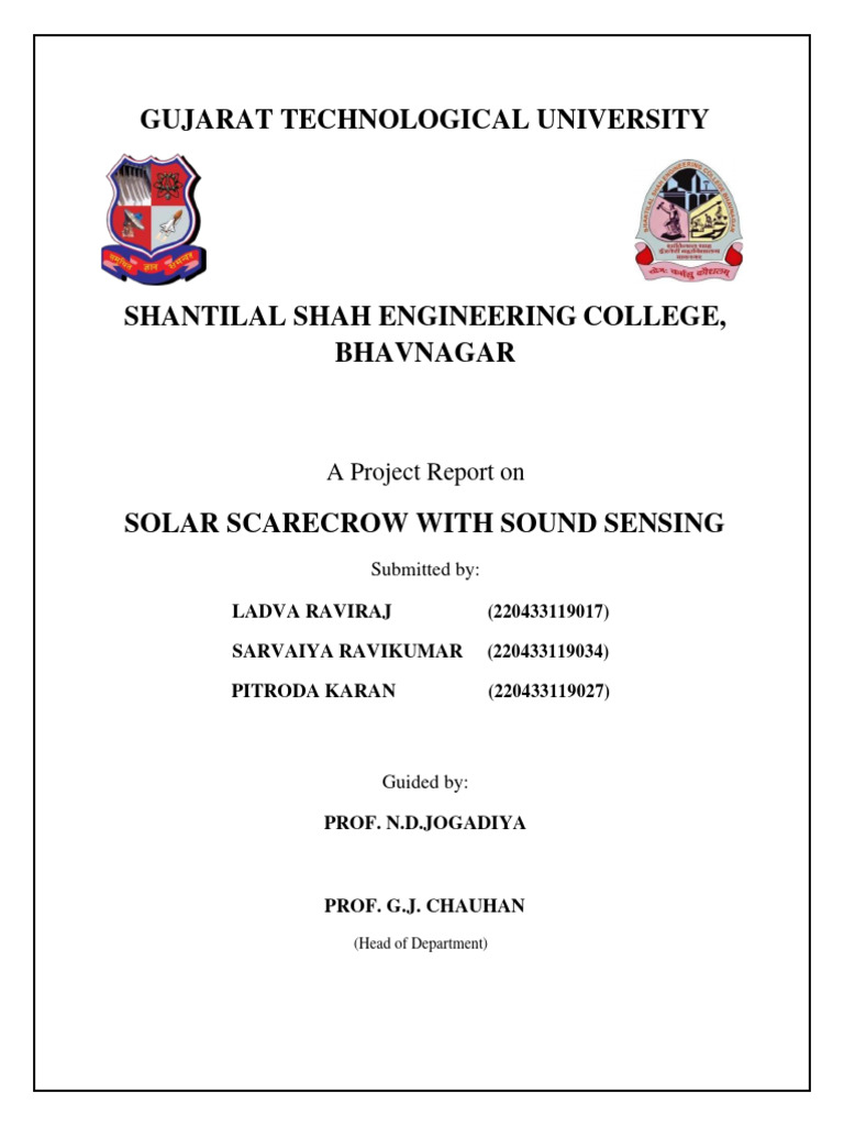 solar scarecrow | PDF | Printed Circuit Board | Solar Panel