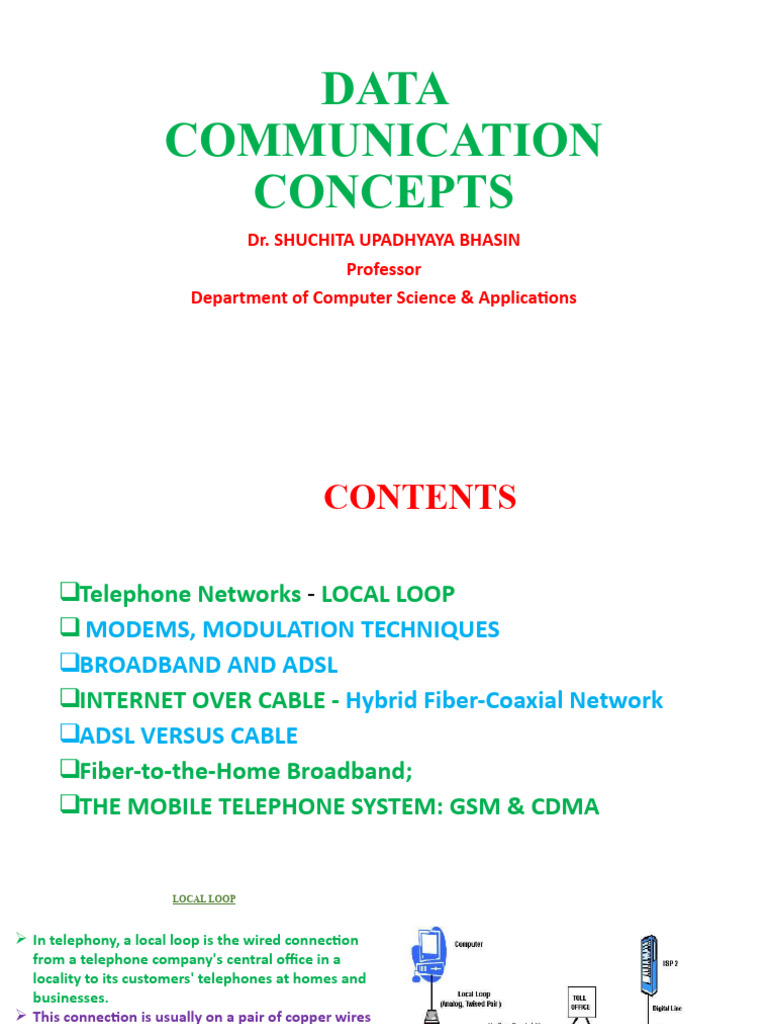 Online Class 8 Modems ADSL Etc | PDF | Modem | Modulation