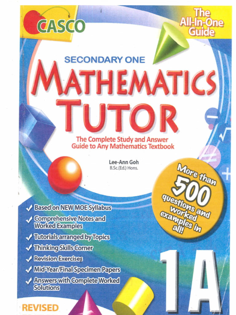 Casco Mathematics Tutor Secondary 1A | PDF
