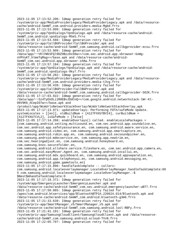 lom_log | PDF | Android (Operating System) | Android (Robot)