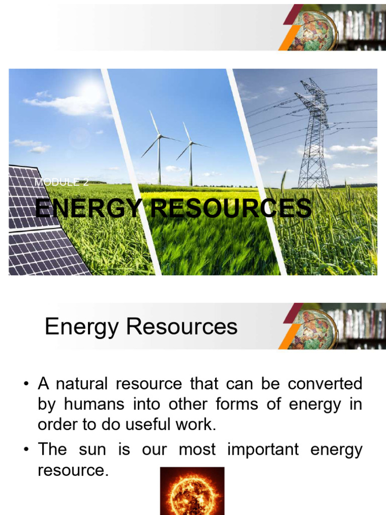 Overview of Energy Resources and Types | PDF | Petroleum | Natural Gas