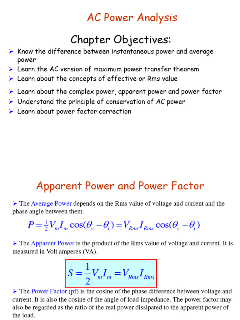 chpt11_2 | PDF | Ac Power | Electrical Engineering