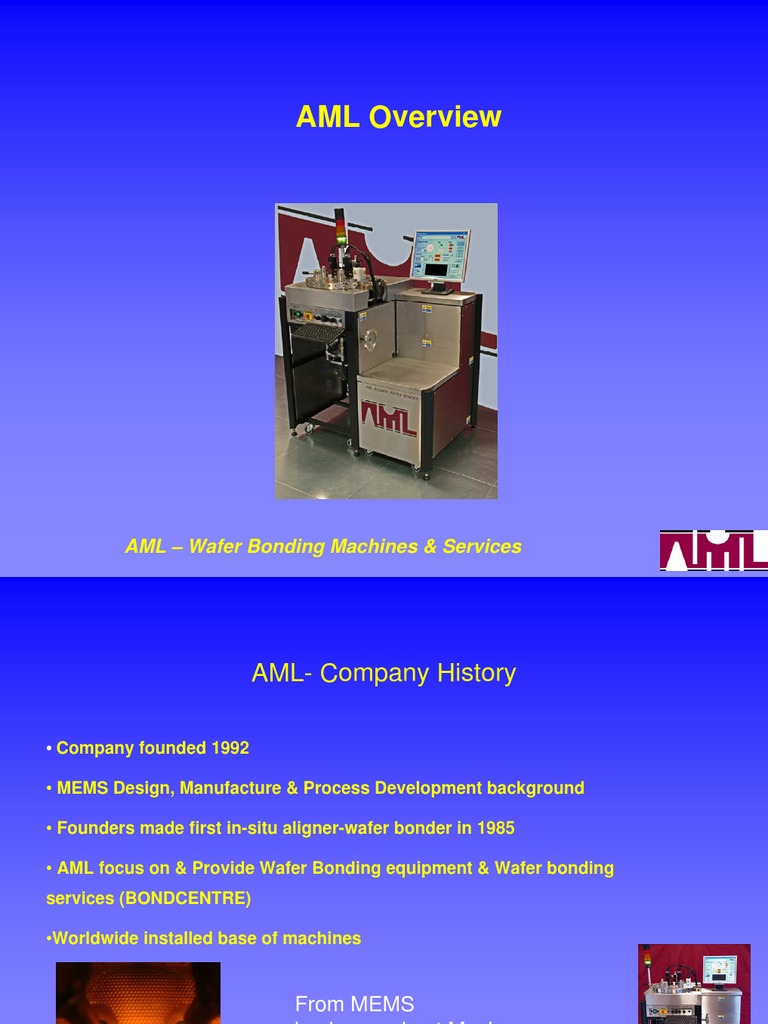 AML Overview | PDF | Microelectromechanical Systems | Wafer (Electronics)