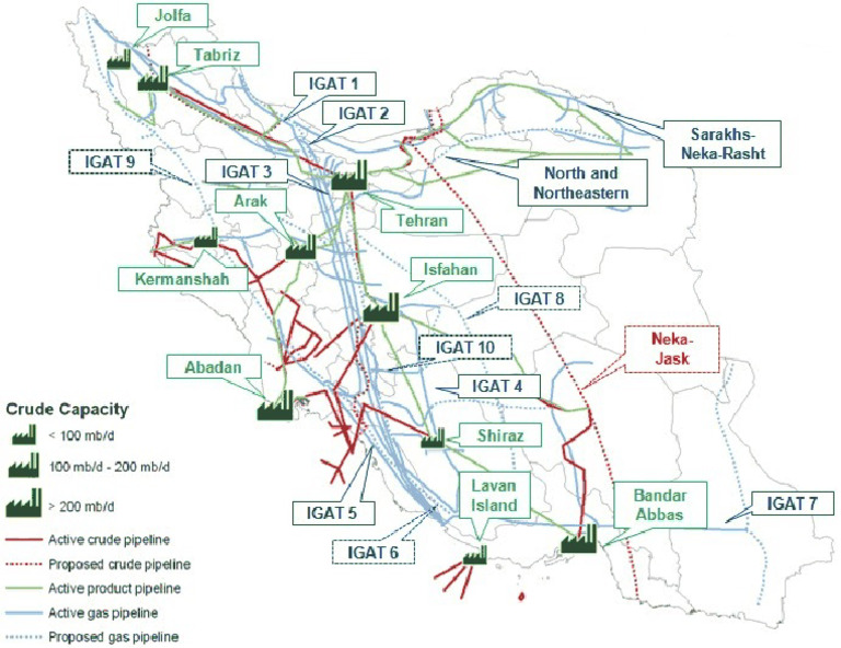 Iran - Oil - Natural - Gas - Infrastructure | PDF
