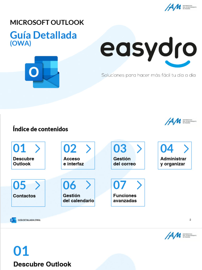 04 Outlook Guia-Detallada OWA Acceso-Web | PDF | Microsoft Office ...