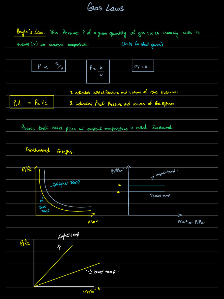 Gas Laws and Ideal Gases | PDF | Gases | Temperature