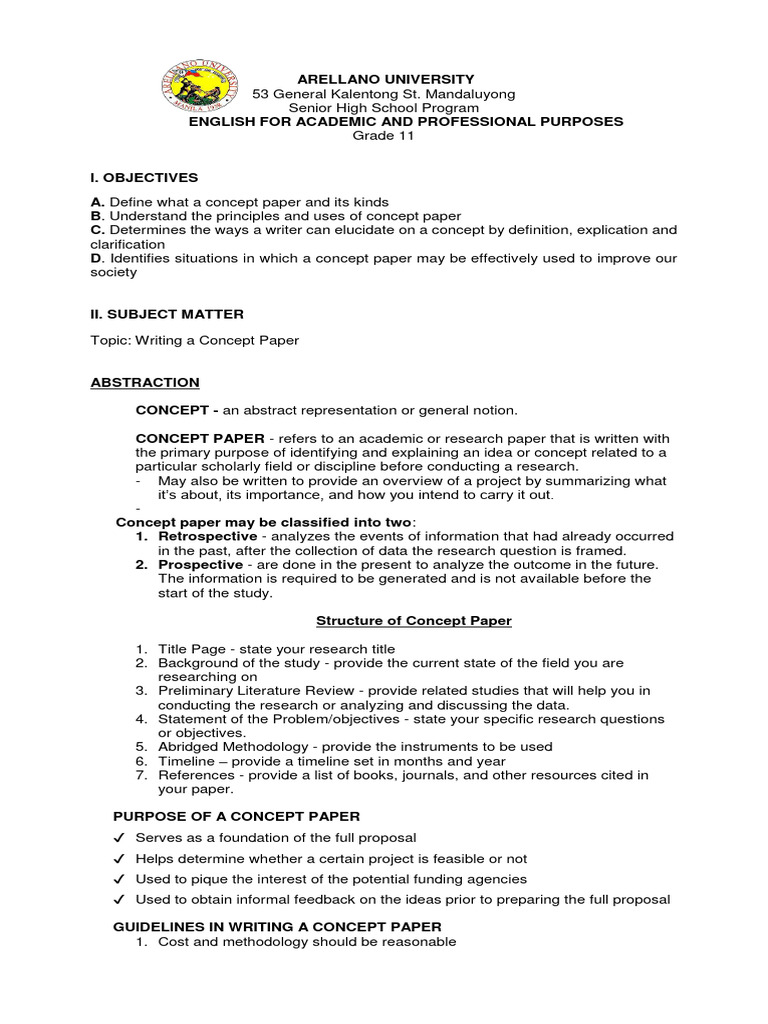 EAPP-Concept-Paper | PDF | Concept | Cognition