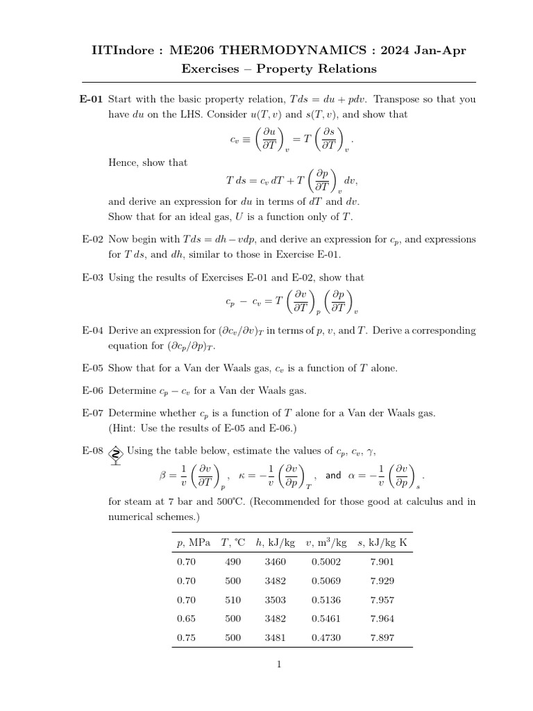 Exer E 2 | PDF | Gases | Applied And Interdisciplinary Physics