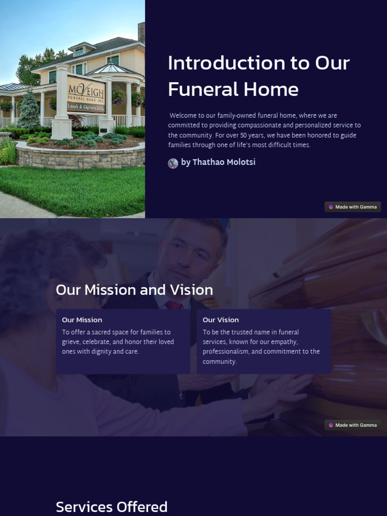 Introduction-to-Our-Funeral-Home | PDF | Funeral | Cremation