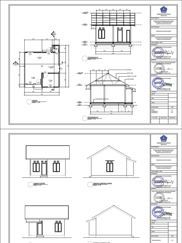DED Rumah Tinggal Upload | PDF