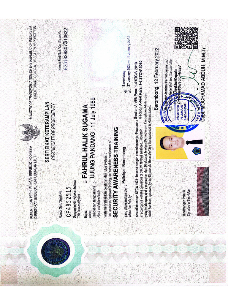 STCW Certificated | PDF