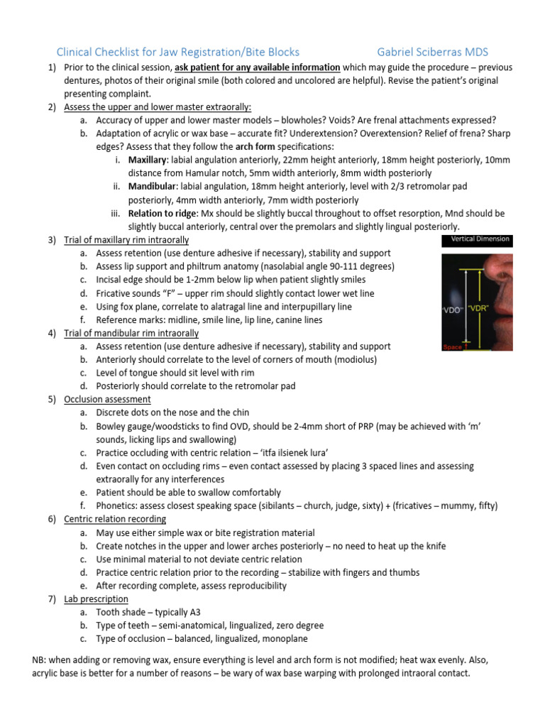 Dental Professionals' Guide to Jaw Registration | PDF | Mouth | Tooth