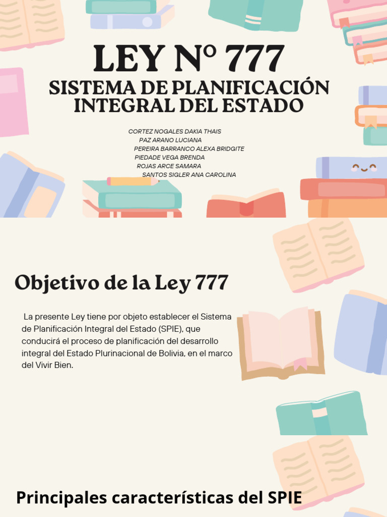 Ley 777 | PDF