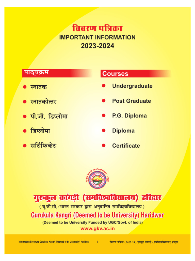IMPORTANT-INFORMATION-2023-24 | PDF | Academic Degree | Postgraduate Education