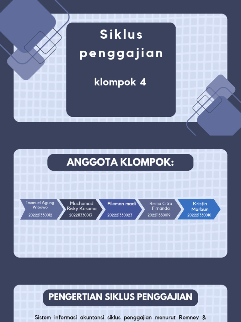 Siklus Penggajian - Klompok 4 | PDF