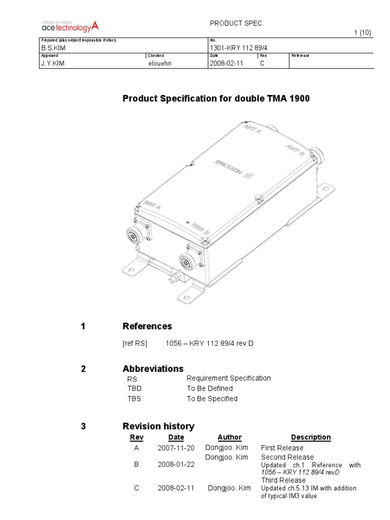 Double TMA | PDF | Decibel | Electromagnetism