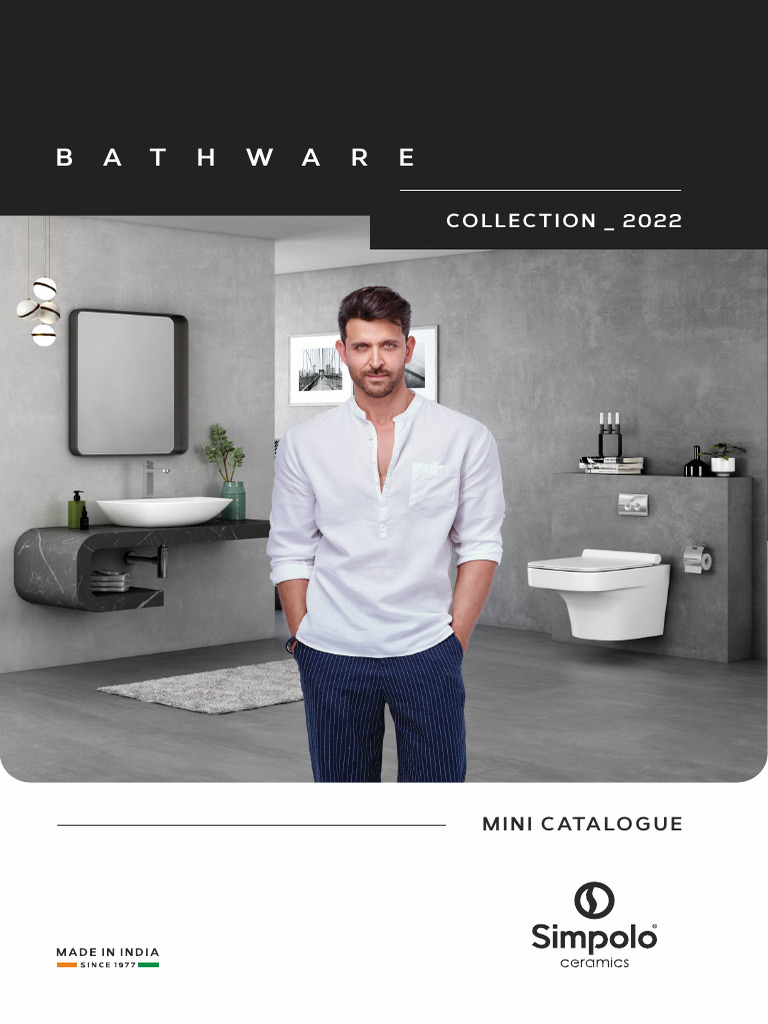 Bathware Mini Catalouge Collection 2022 | Download Free PDF | Public Health | Bathing