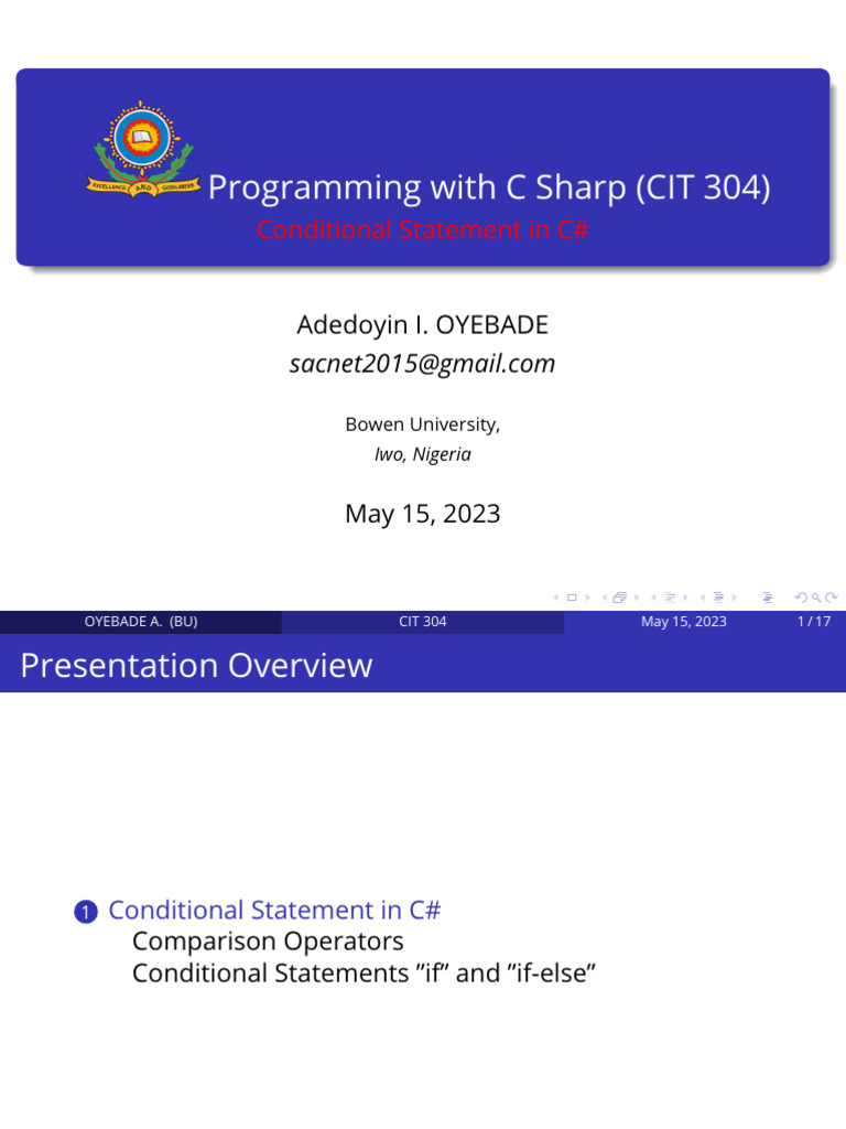 CIT304 Chapter 6 Y24 | PDF | Boolean Data Type | Computer Programming