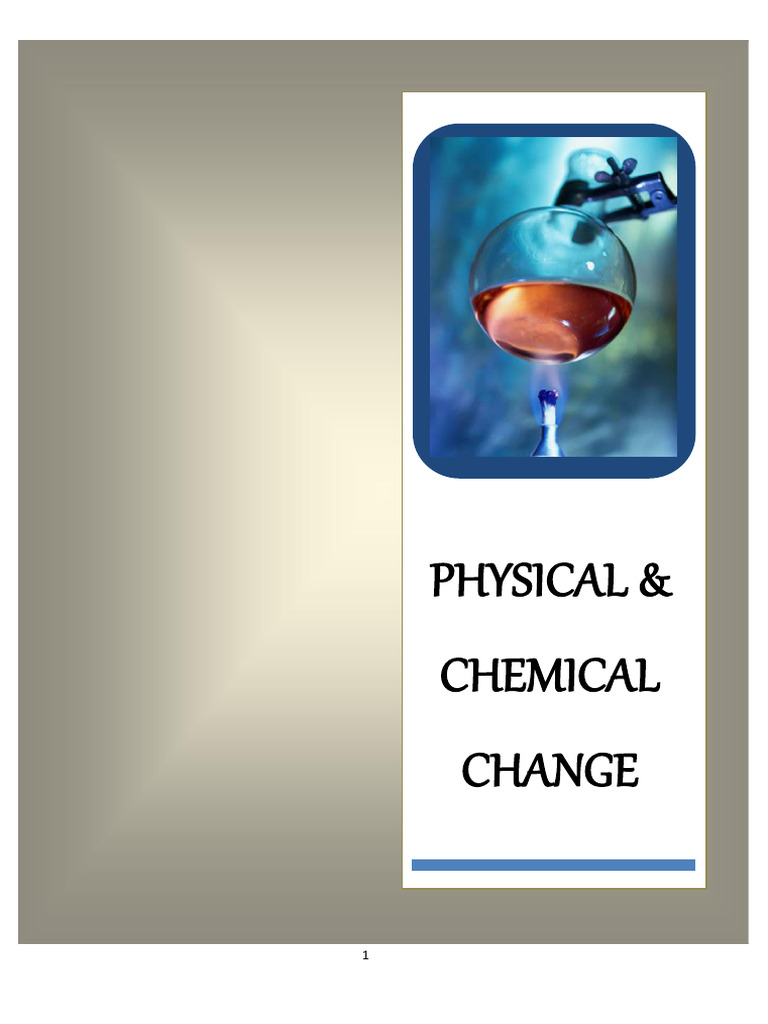 Gr10 Physical and Chemical Change | PDF | Ion | Chemical Reactions