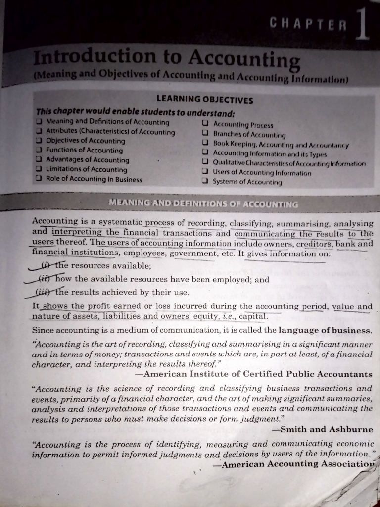 Introduction to Accounting | PDF