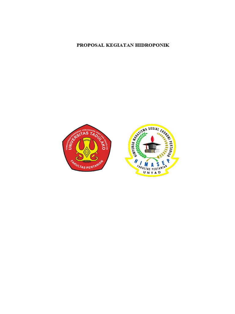Proposal Kegiatan Hidroponik HIMASEP | PDF | Griya & Taman | Teknologi ...