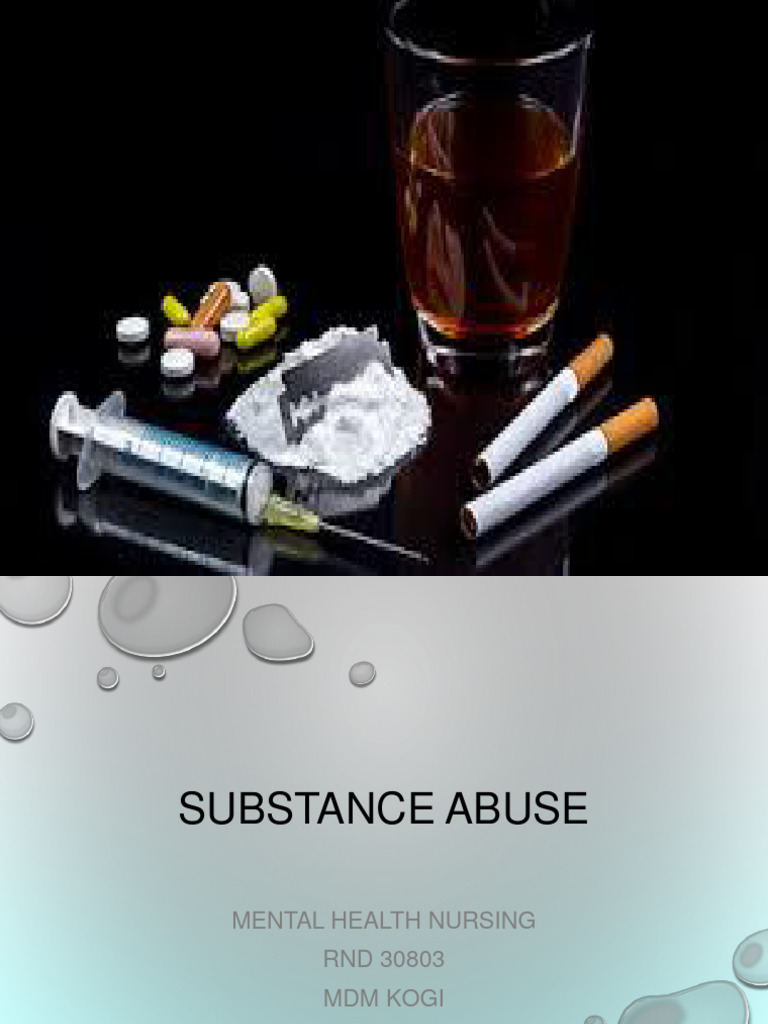 Substance Abuse | PDF | Substance Abuse | Substance Dependence
