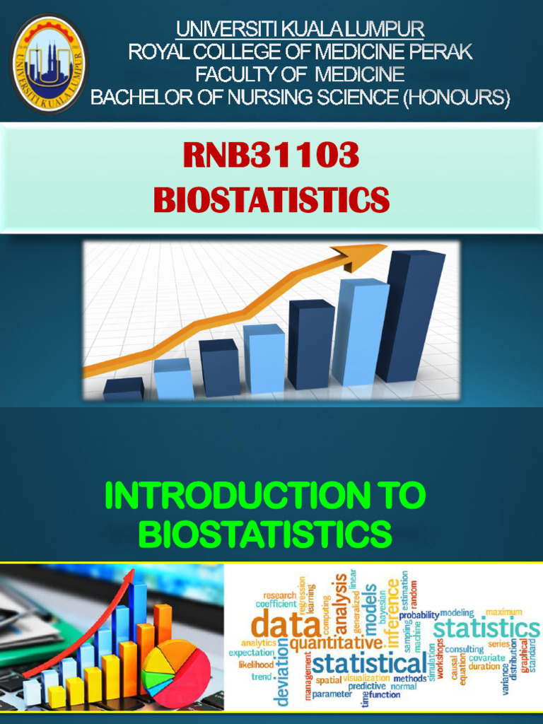 t1 Introduction To Biostatistics | PDF | Statistics | Categorical Variable