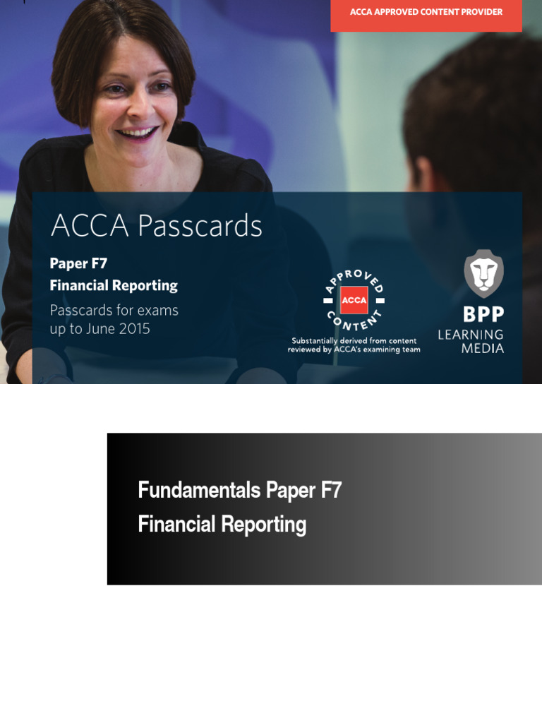 ACCA F7 - Financial Reporting INT UK Passcards | PDF | International ...
