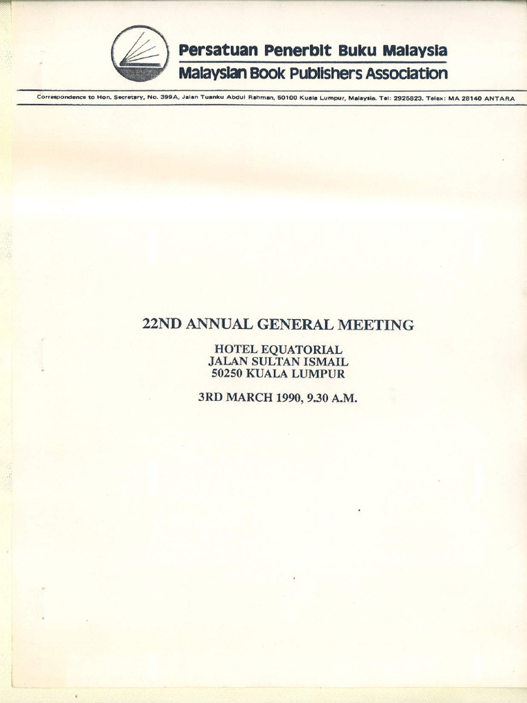 Agm 1990 | PDF