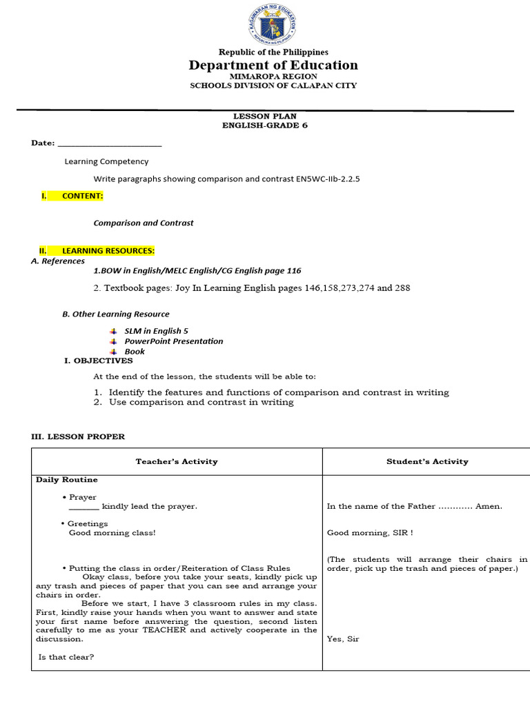 Angel LESSON PLAN | PDF | Knowledge | Information