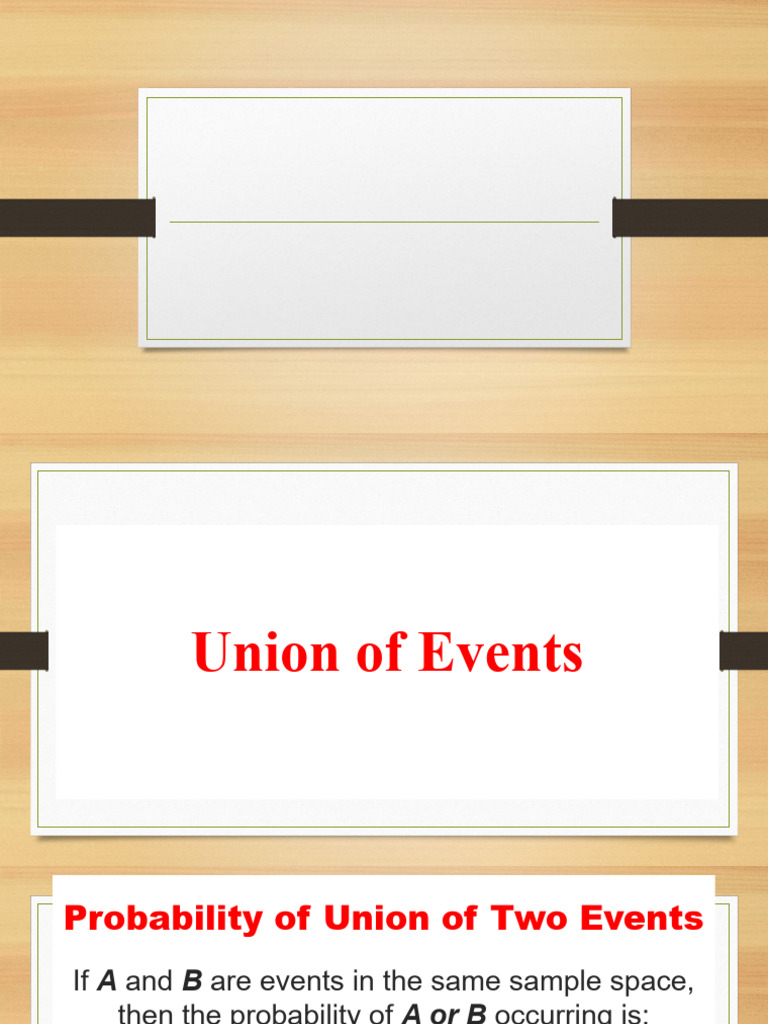 union_of_events | PDF