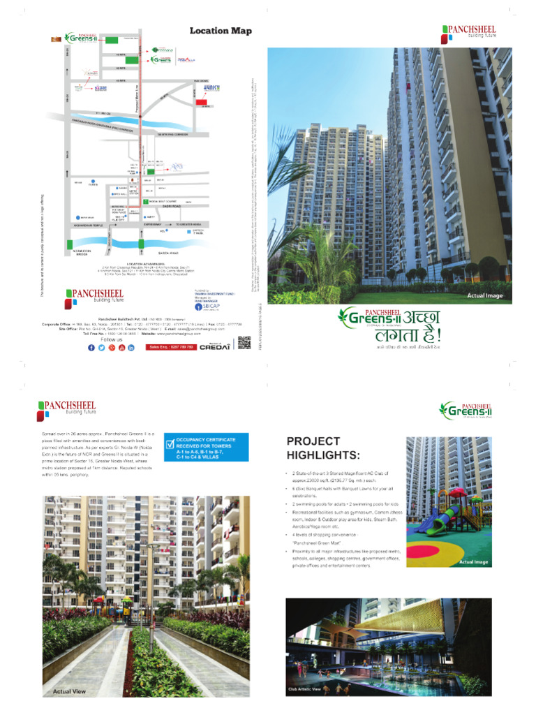 Panchsheel Greens 2 Brochure (1) BBBHHH | PDF