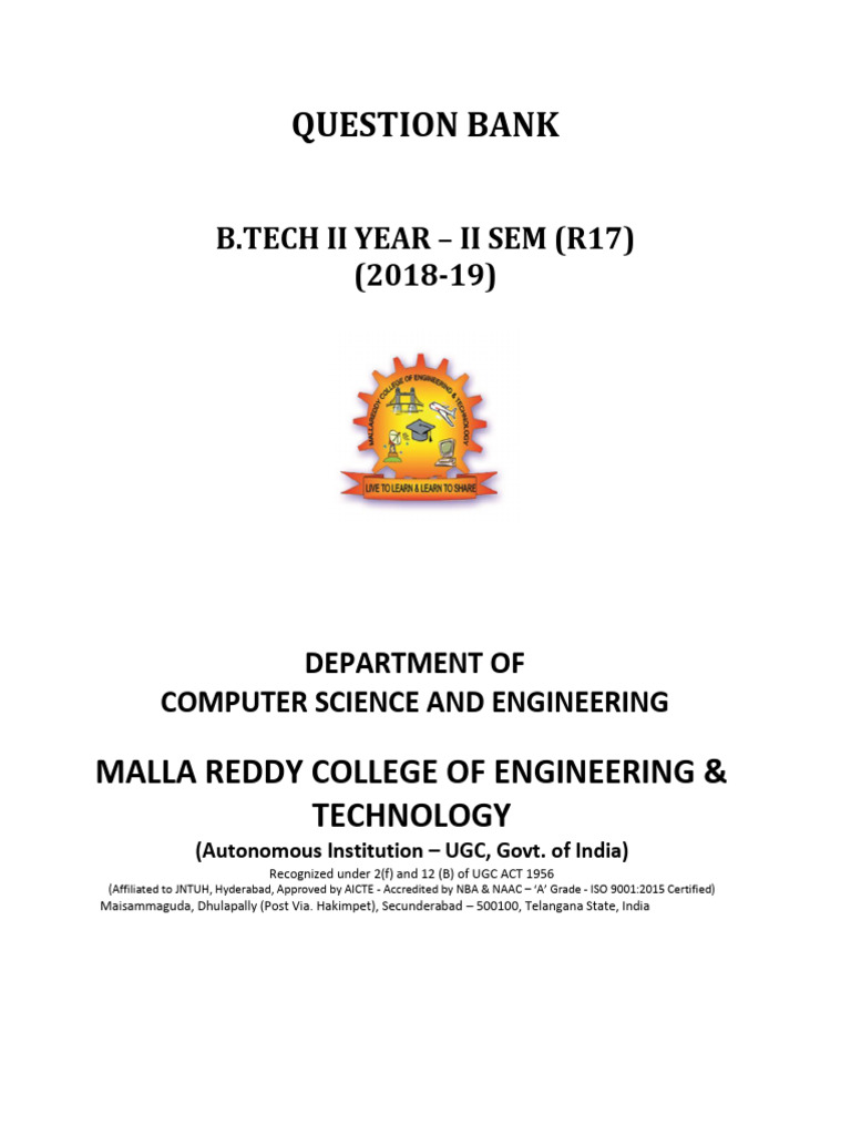 Ii Question Bank | PDF | Databases | Regular Expression