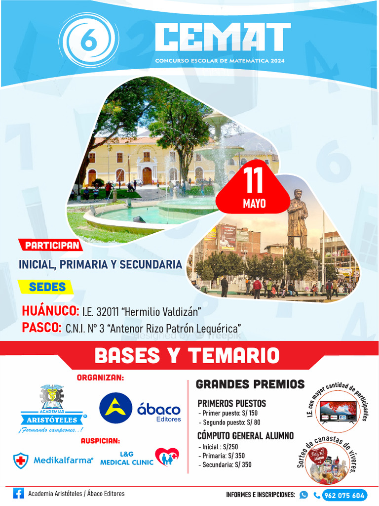 Cemat 2024 - Bases - Oficial | PDF